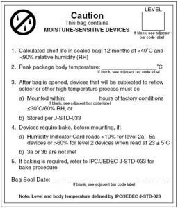 What Is Moisture Sensitivity Level? How MSL Chart Defined